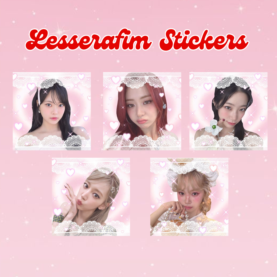 Lesserafim Kpop Sticker – Peachwon